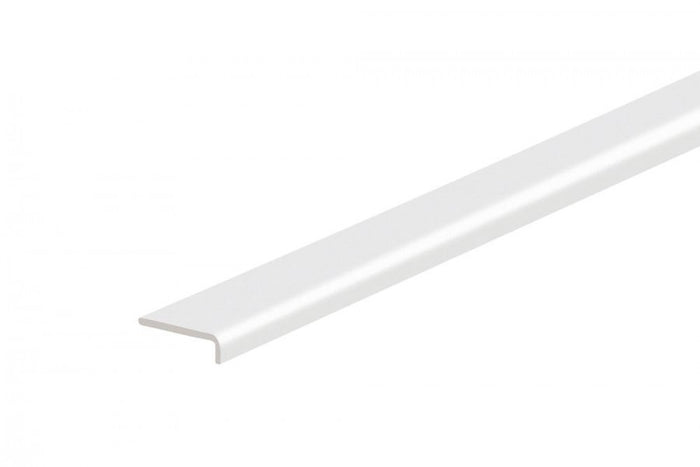 PVC angle 17x05x1.1mm Cezar White RAL9003 Matt 2.75m